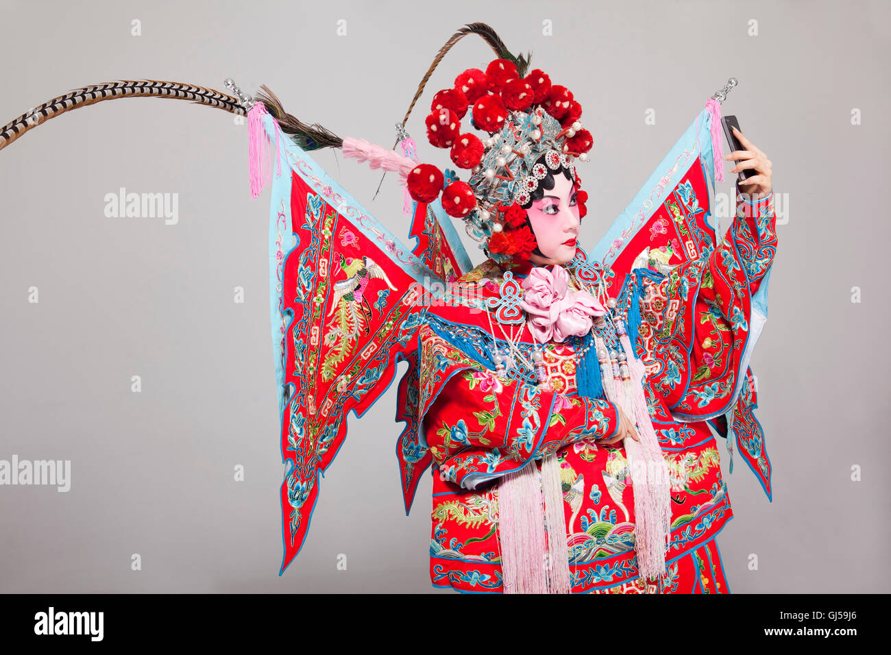 Peking Opera characters Stock Photo - Alamy