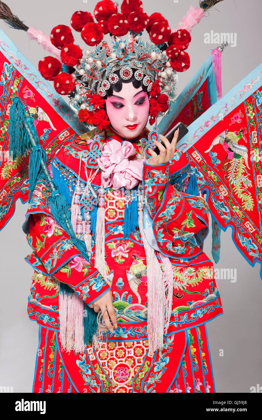 Peking Opera characters Stock Photo - Alamy