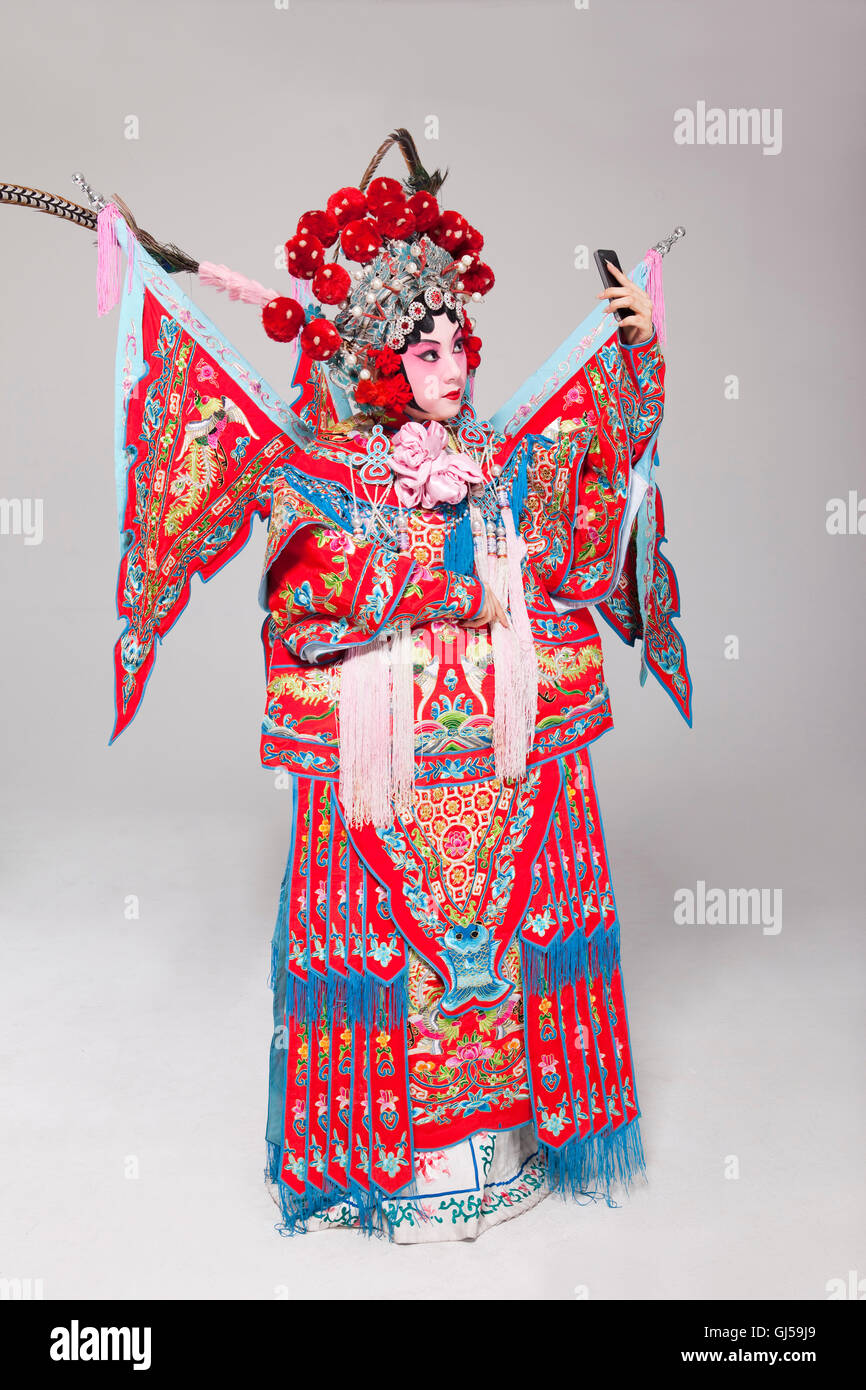 Peking Opera characters Stock Photo - Alamy