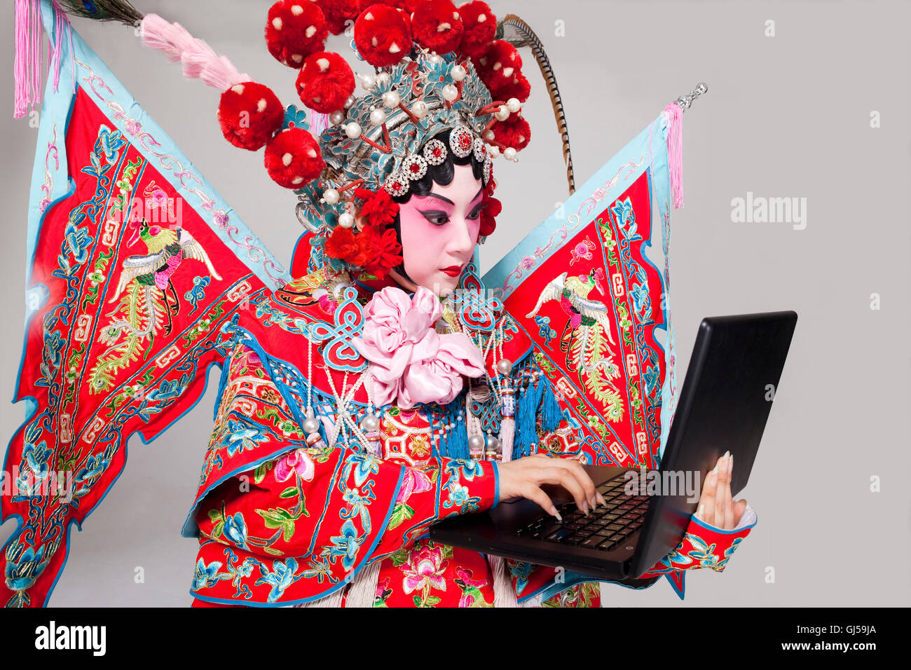 Peking Opera characters Stock Photo - Alamy