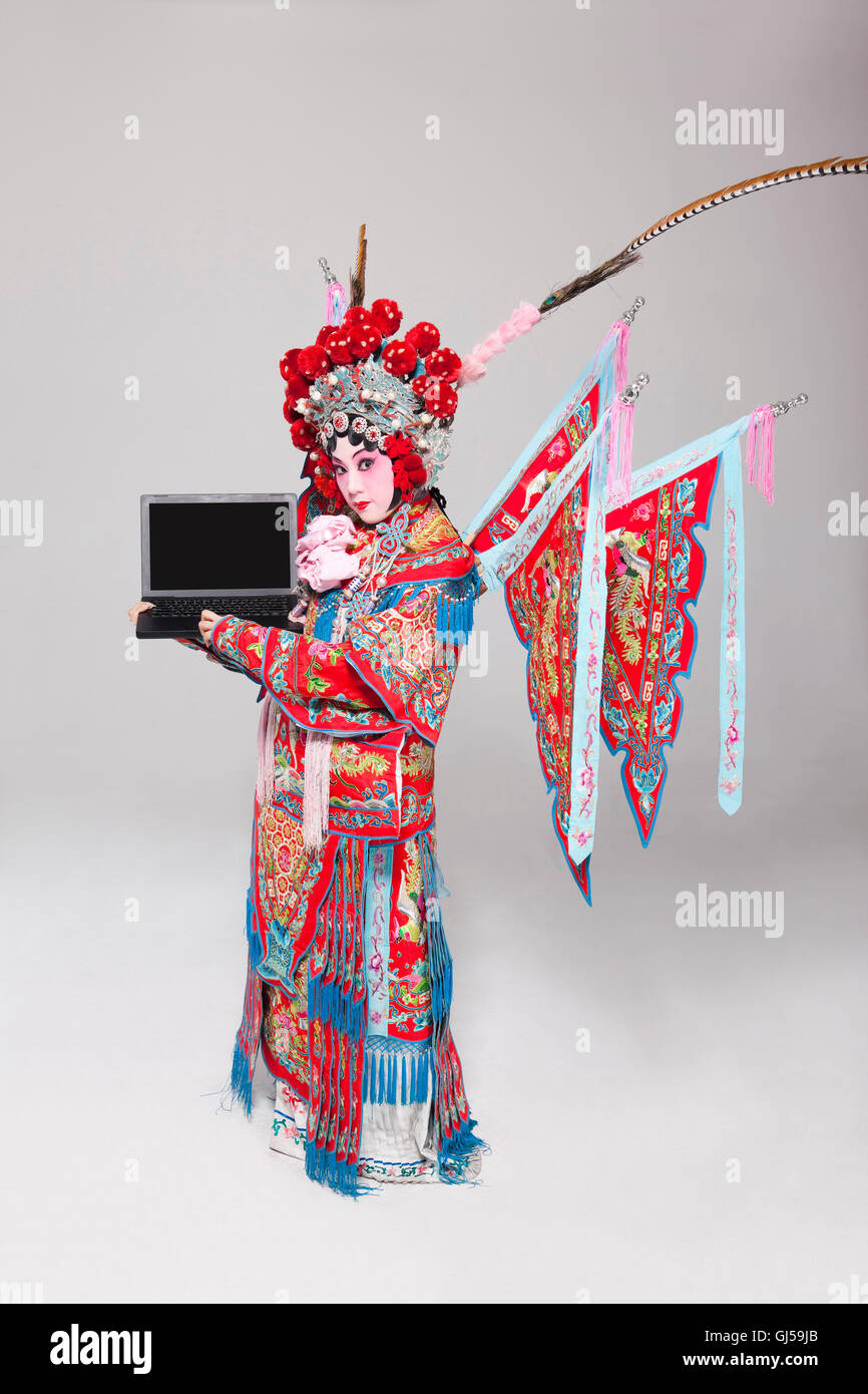 Peking Opera characters Stock Photo - Alamy