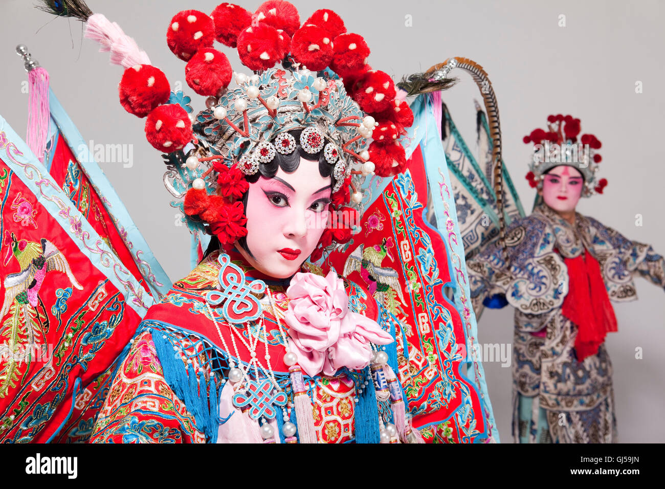 Peking Opera characters Stock Photo - Alamy