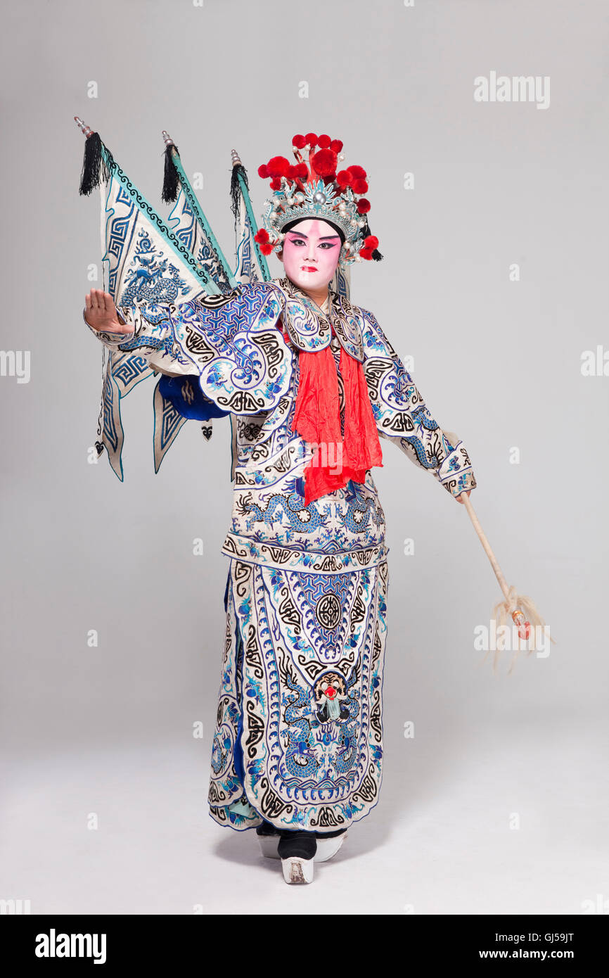 Peking Opera characters Stock Photo - Alamy