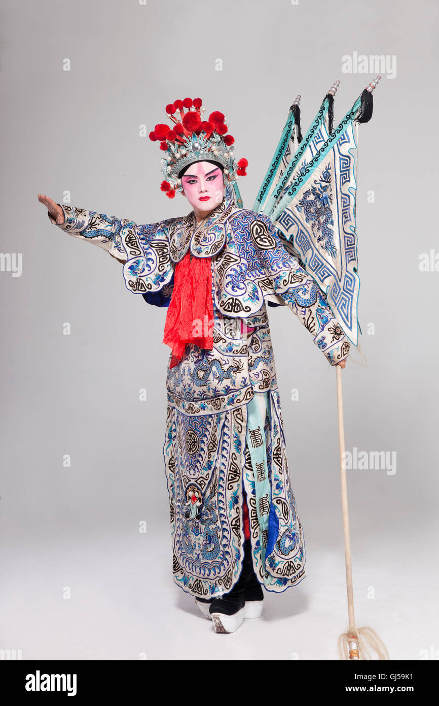 Peking Opera characters Stock Photo - Alamy