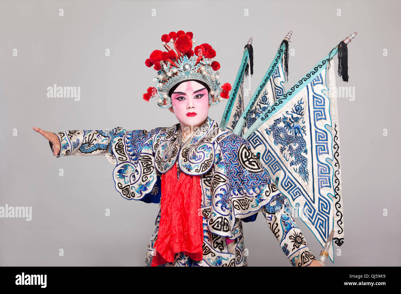 Peking Opera characters Stock Photo - Alamy