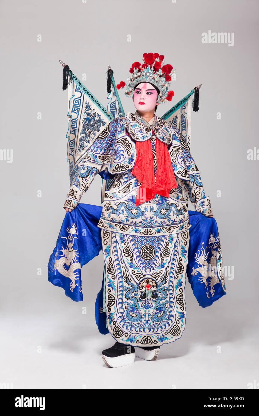 Peking Opera characters Stock Photo - Alamy