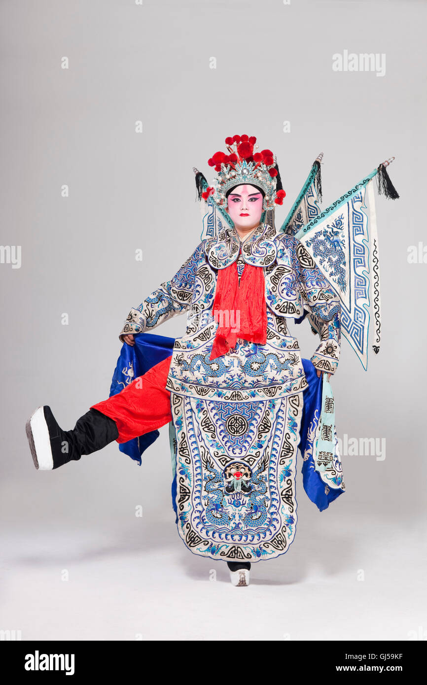 Peking Opera characters Stock Photo - Alamy