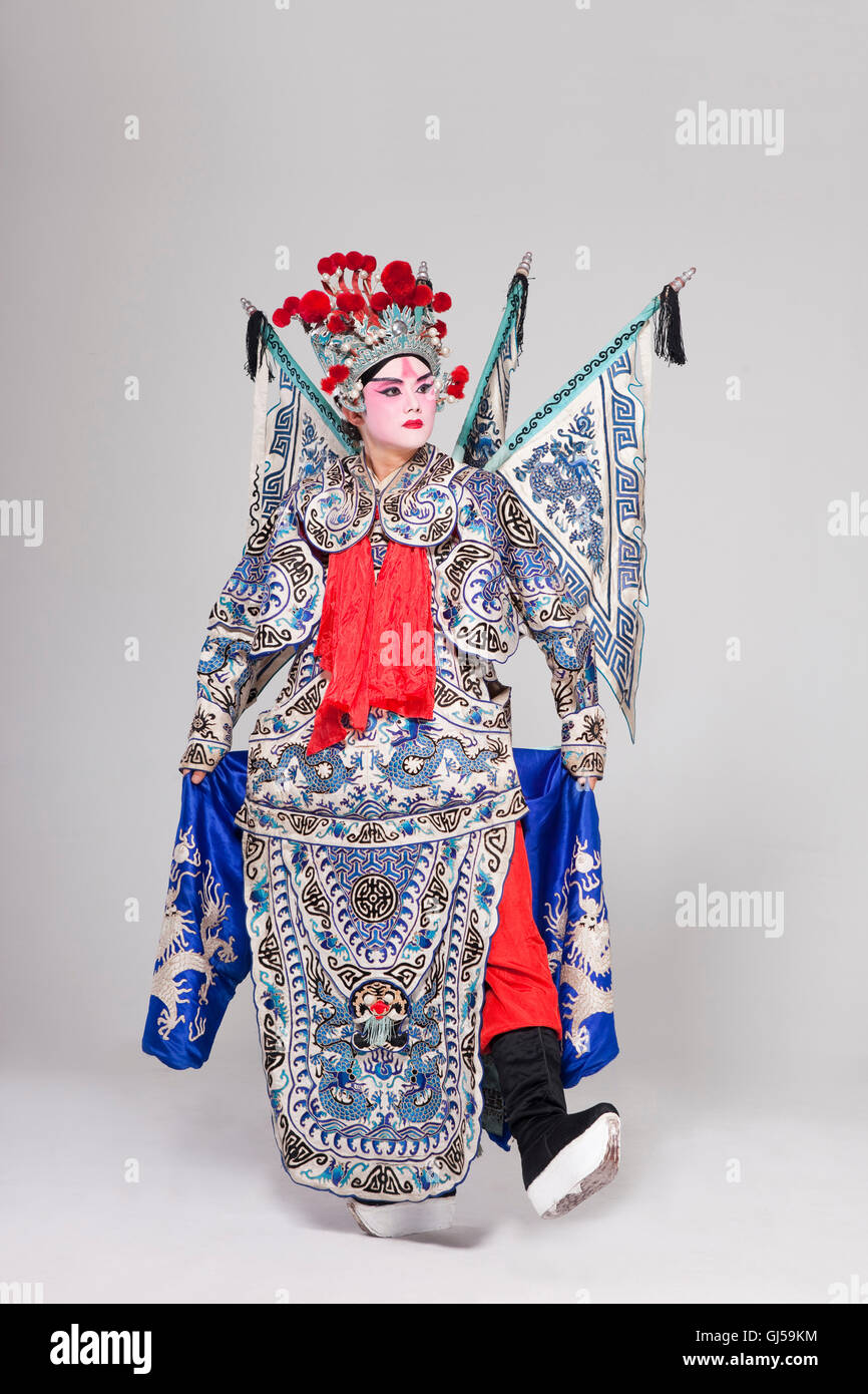 Peking Opera characters Stock Photo - Alamy