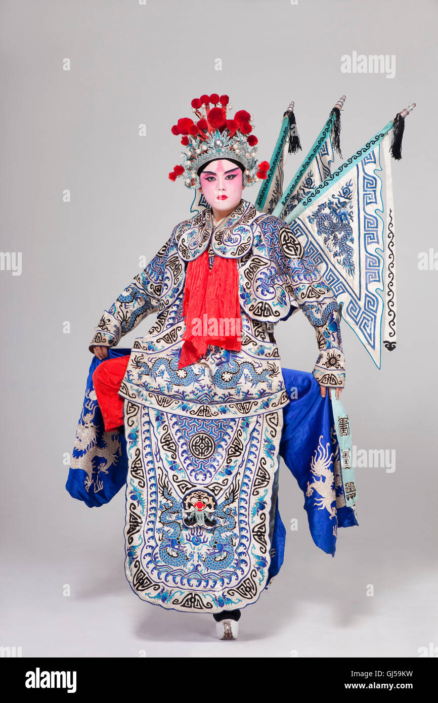 Peking Opera characters Stock Photo - Alamy