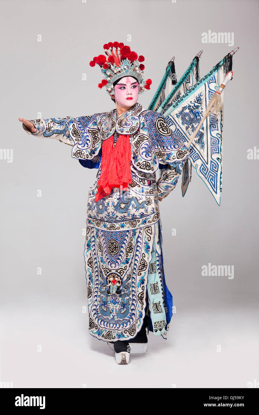 Peking Opera characters Stock Photo - Alamy