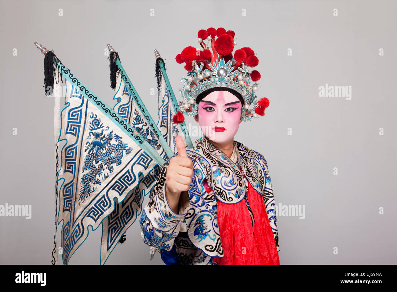 Peking opera flags hi-res stock photography and images - Alamy