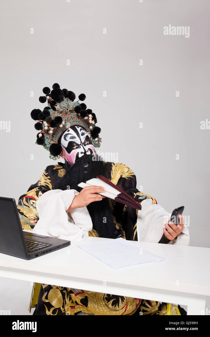 Peking Opera characters Stock Photo - Alamy