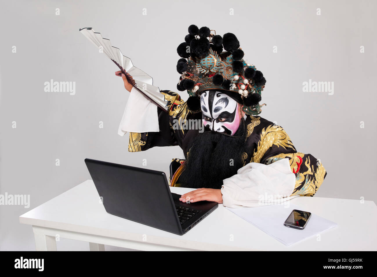 Peking Opera characters Stock Photo - Alamy