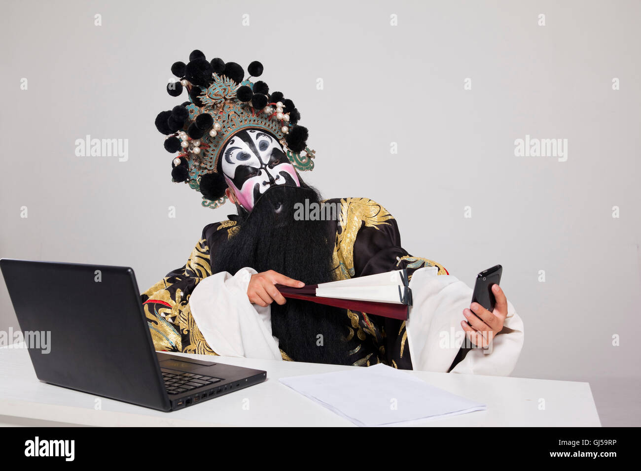Peking Opera characters Stock Photo - Alamy