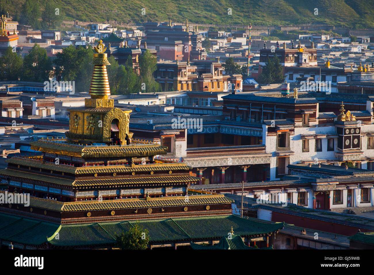 Labrang Monastery in Gansu Stock Photo - Alamy