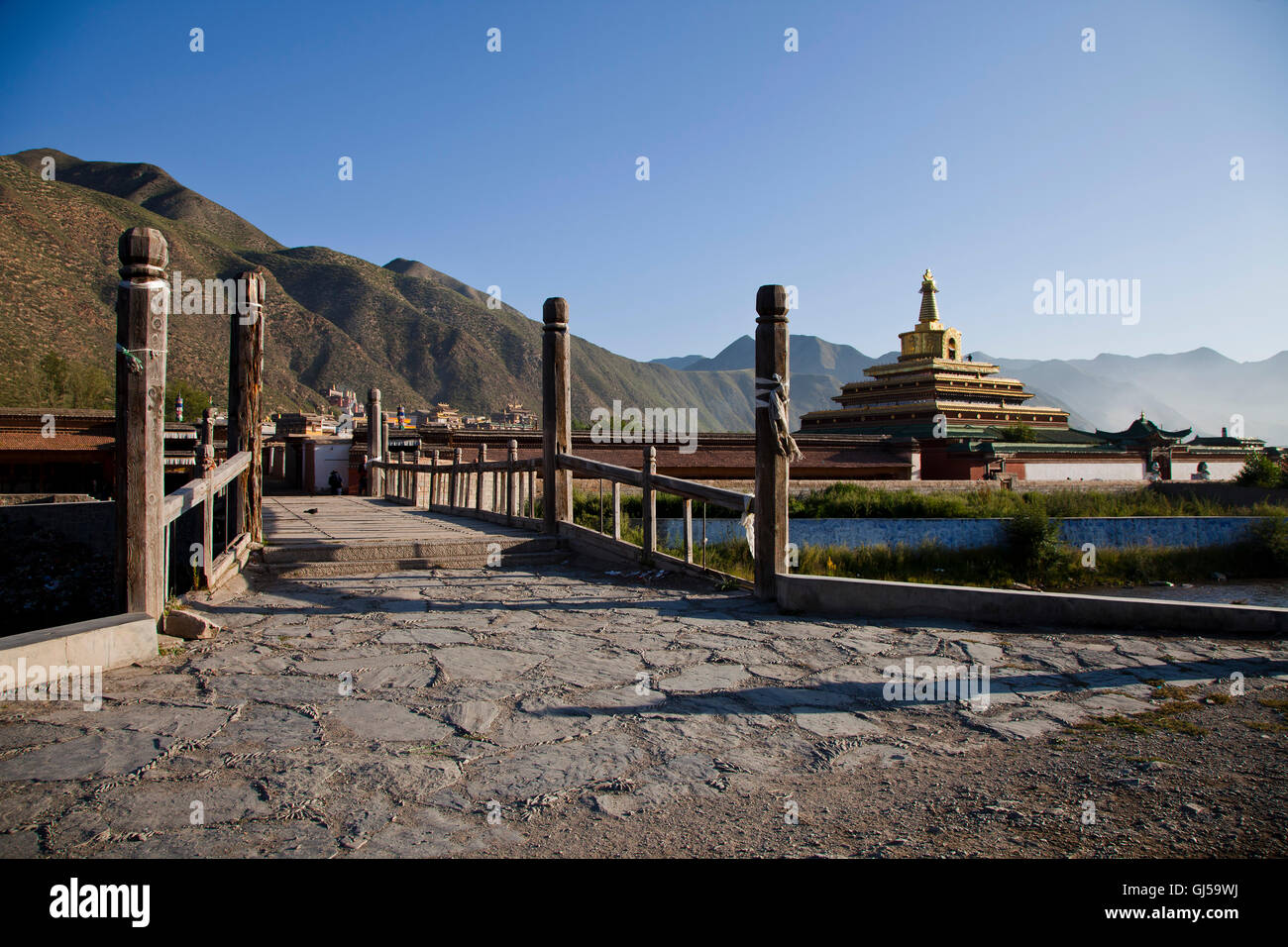 Labrang Monastery in Gansu Stock Photo - Alamy