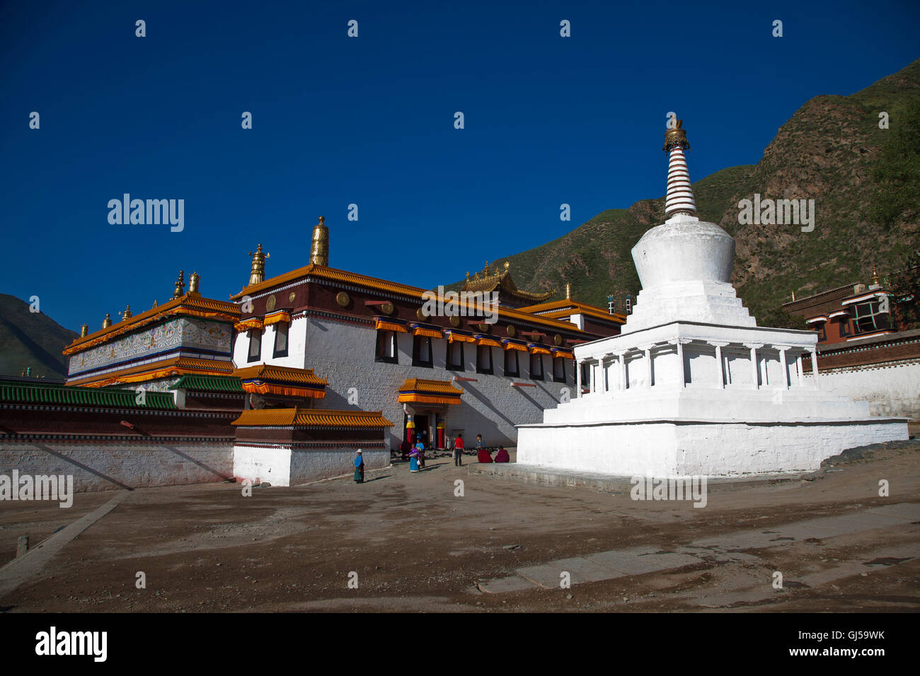 Labrang Monastery in Gansu Stock Photo - Alamy
