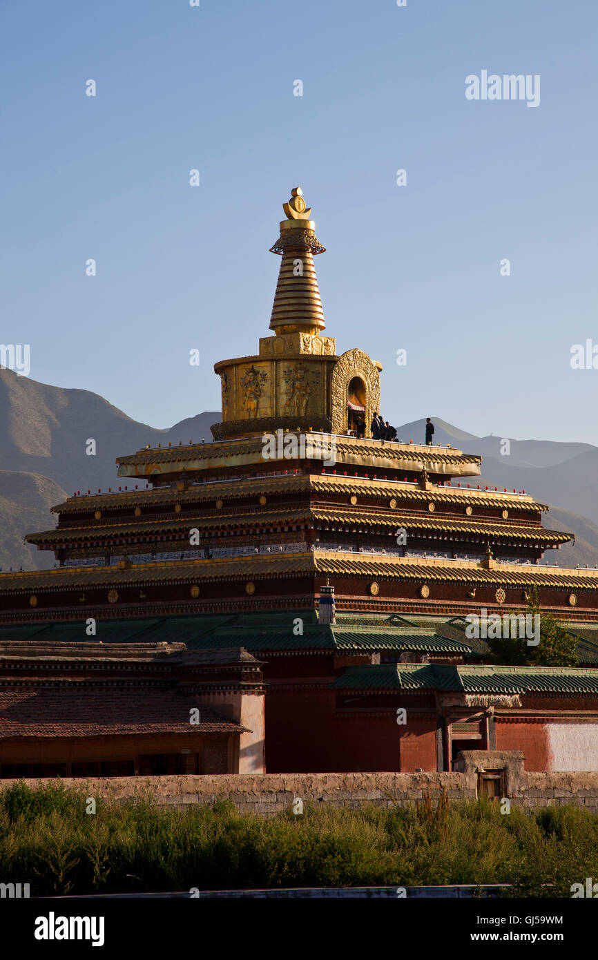 Labrang Monastery in Gansu Stock Photo - Alamy