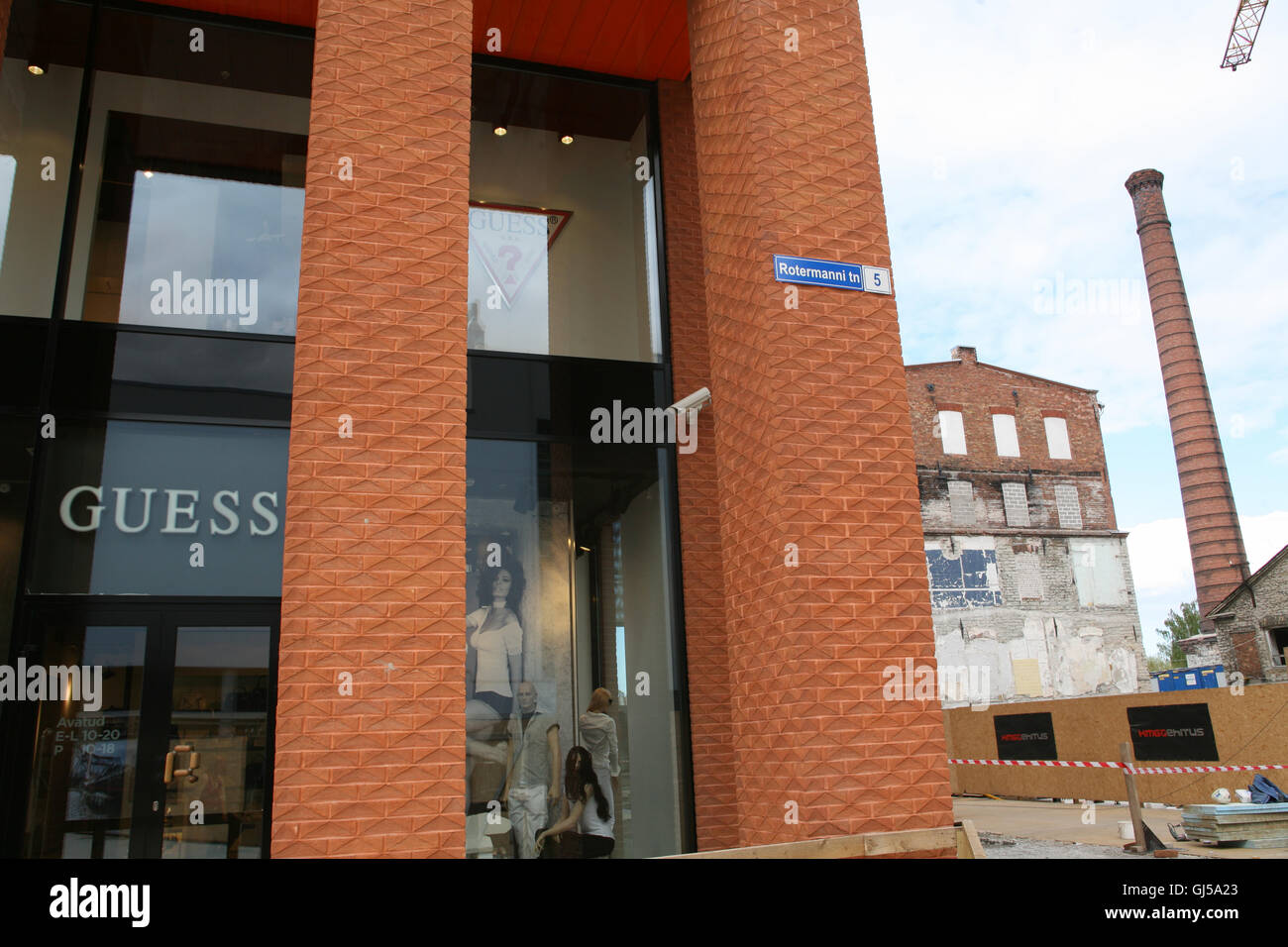 The Rotermann Centre/ Kaubamaja shopping complex is one of the newest ...