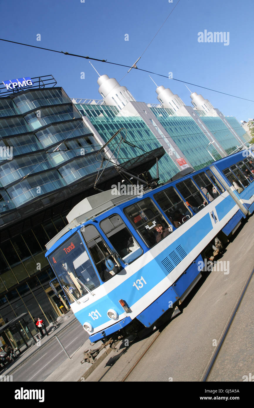 Tallinn city tram hi-res stock photography and images - Alamy