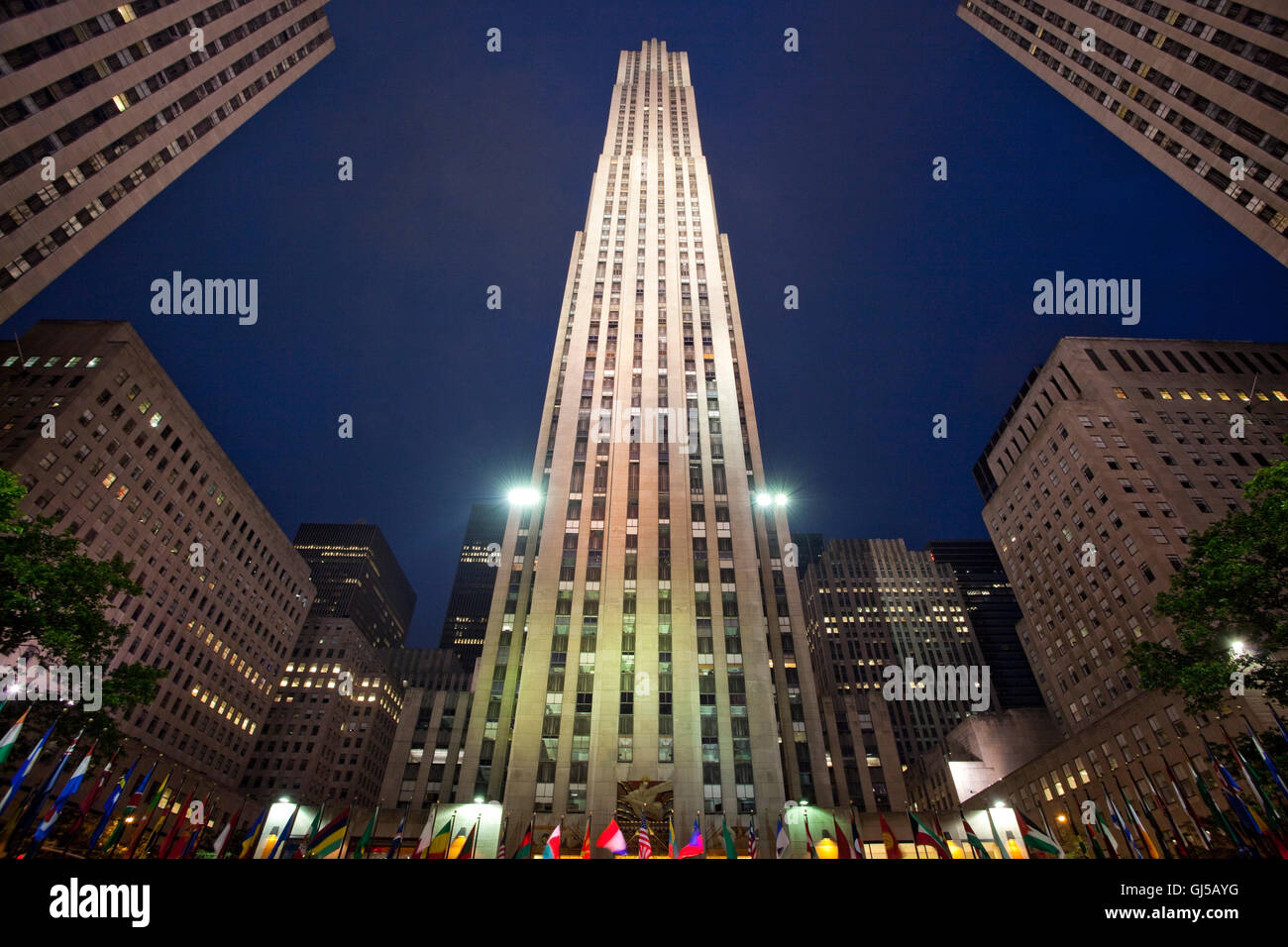 Manhattan's Rockefeller Center in New York Stock Photo - Alamy