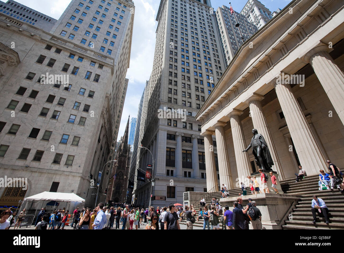 Manhattan, New York Wall Street Stock Photo - Alamy