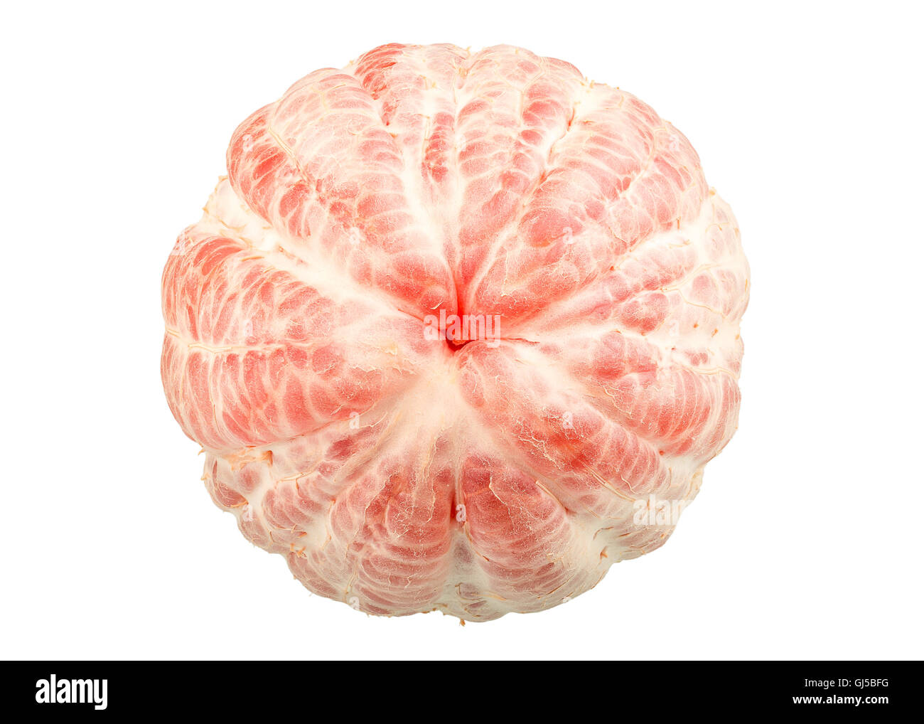 Perfect Fresh Grapefruit Isolated on White Background in Full Depth of ...