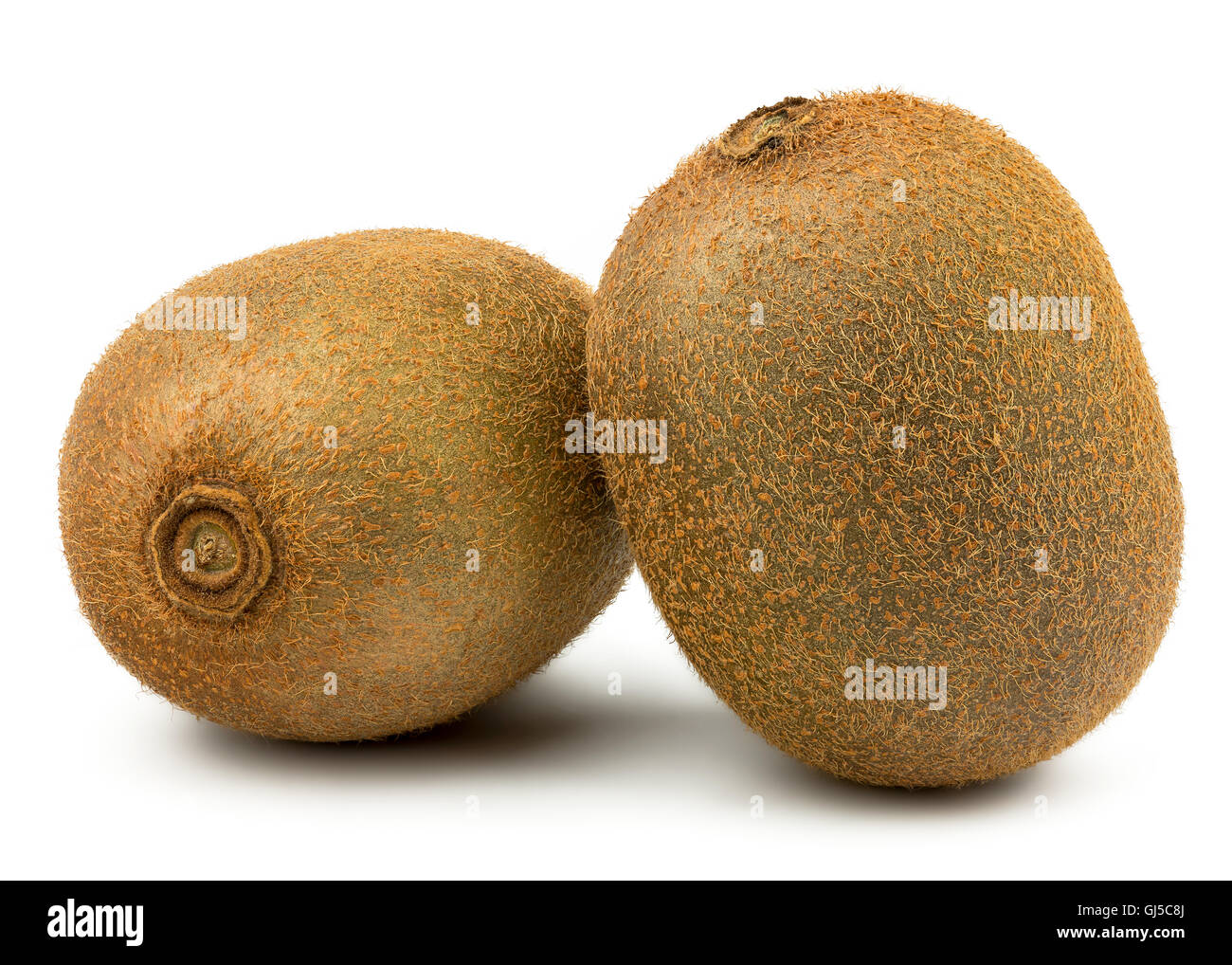Perfect Fresh Green Kiwi Fruit Isolated on White Background in Full ...