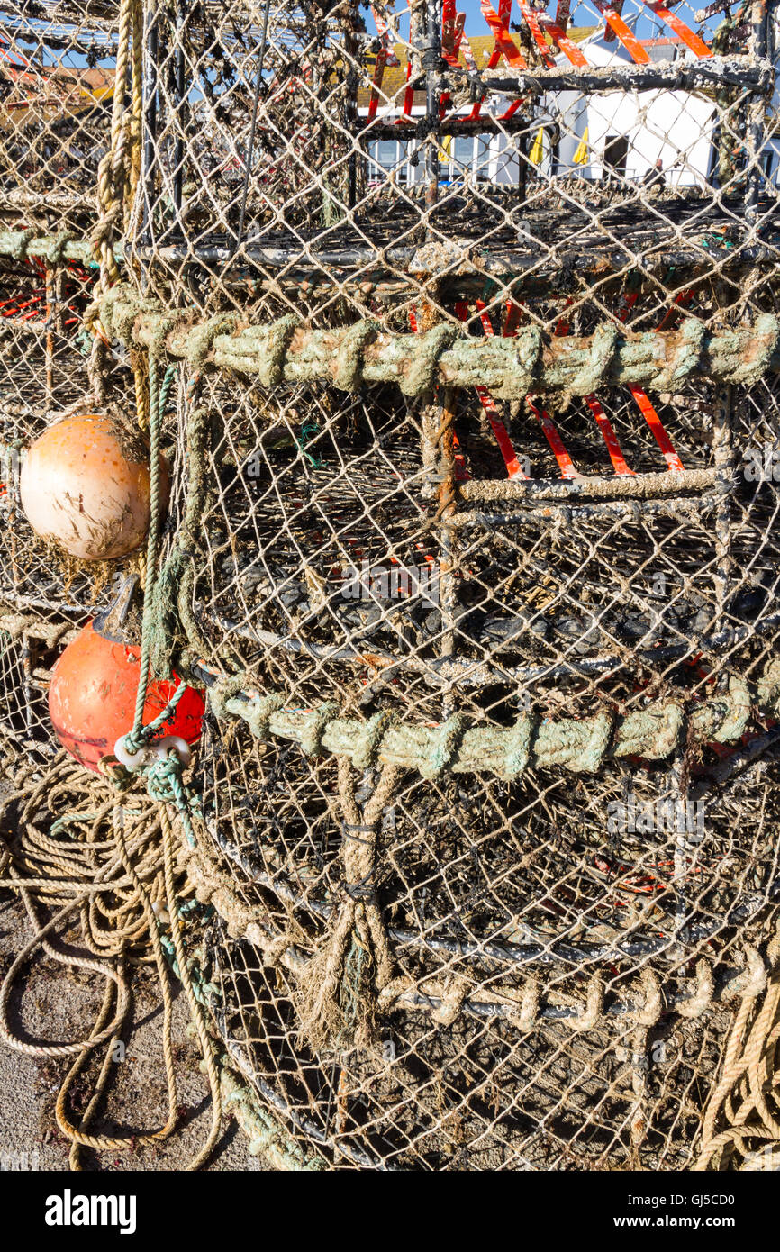 Lobster pot buoys hi-res stock photography and images - Alamy