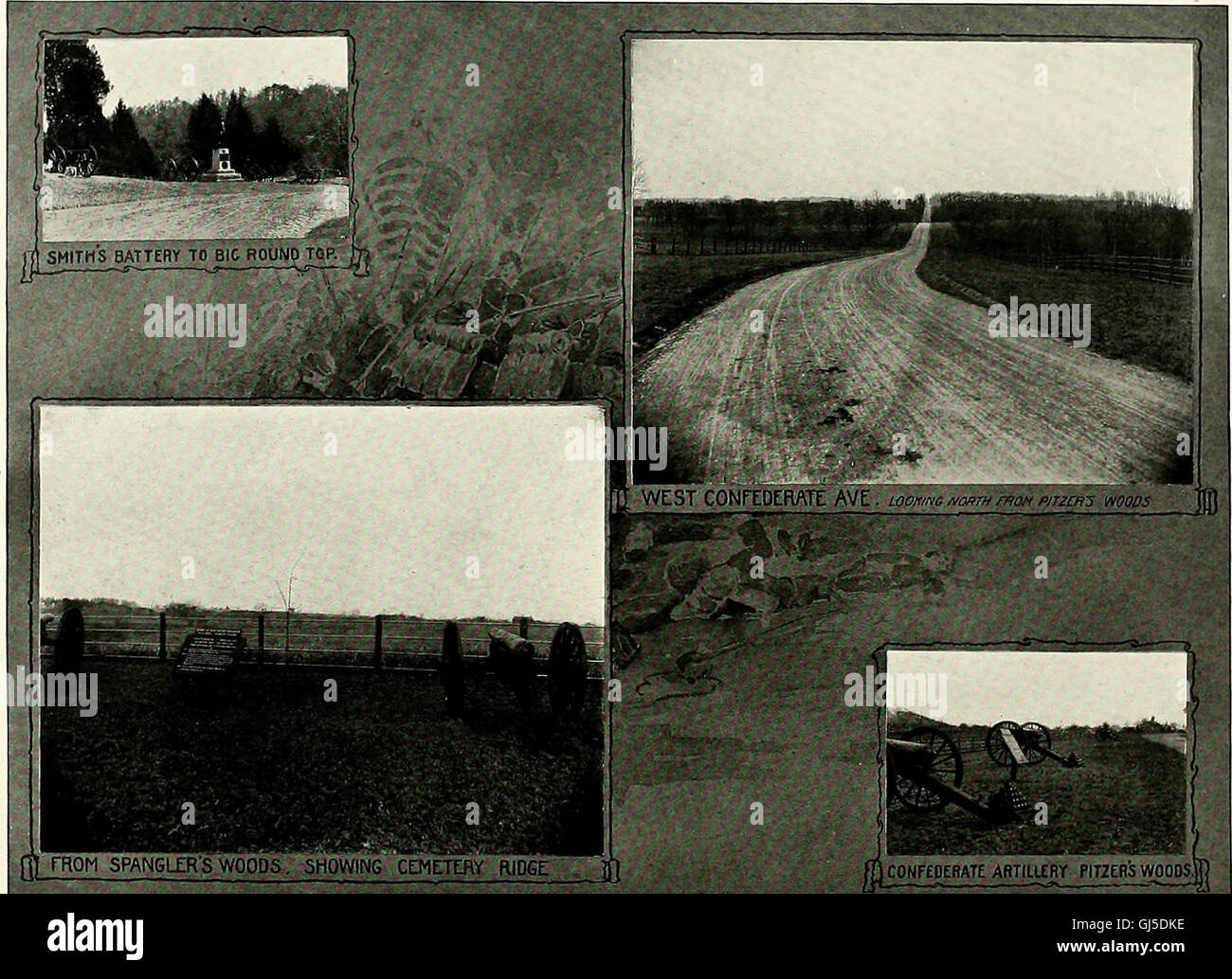 Gettysburg battlefield map hi-res stock photography and images - Alamy