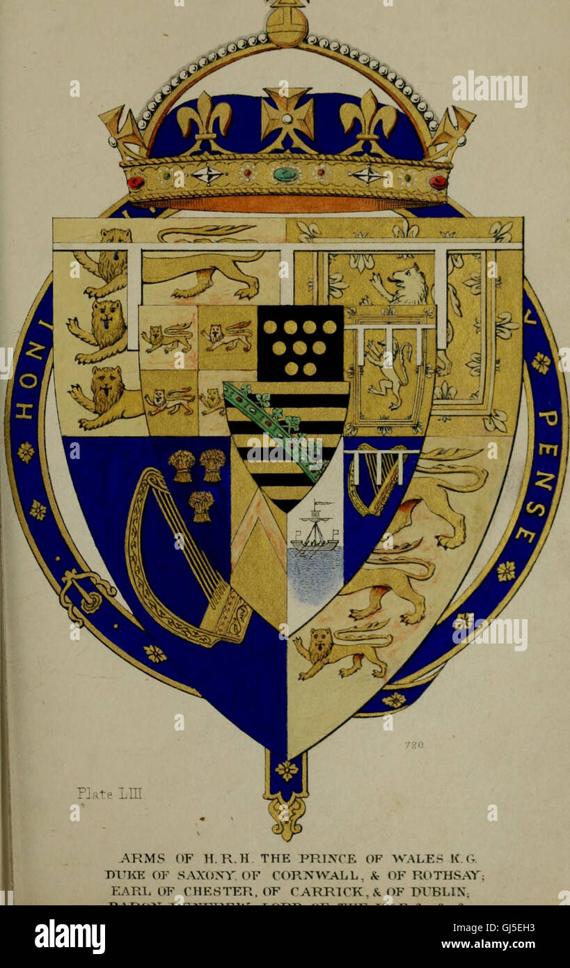 This 1864 work explores the history of heraldry, detailing the ...