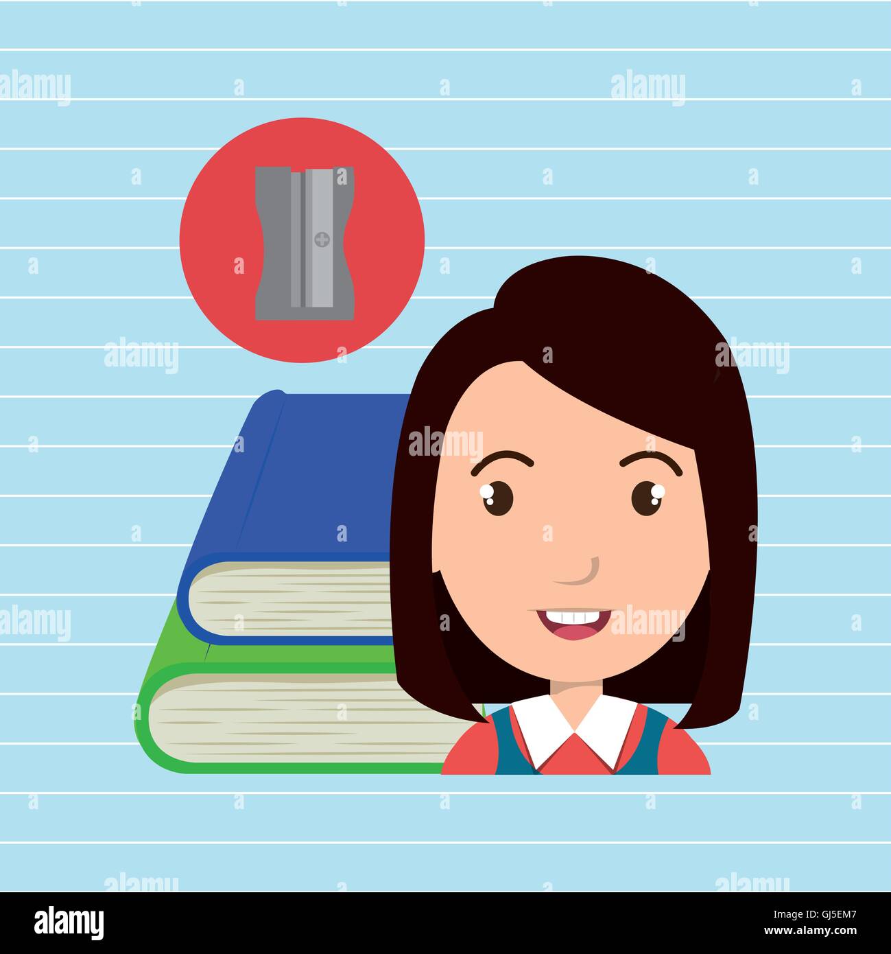 student books school elements Stock Vector Image & Art - Alamy