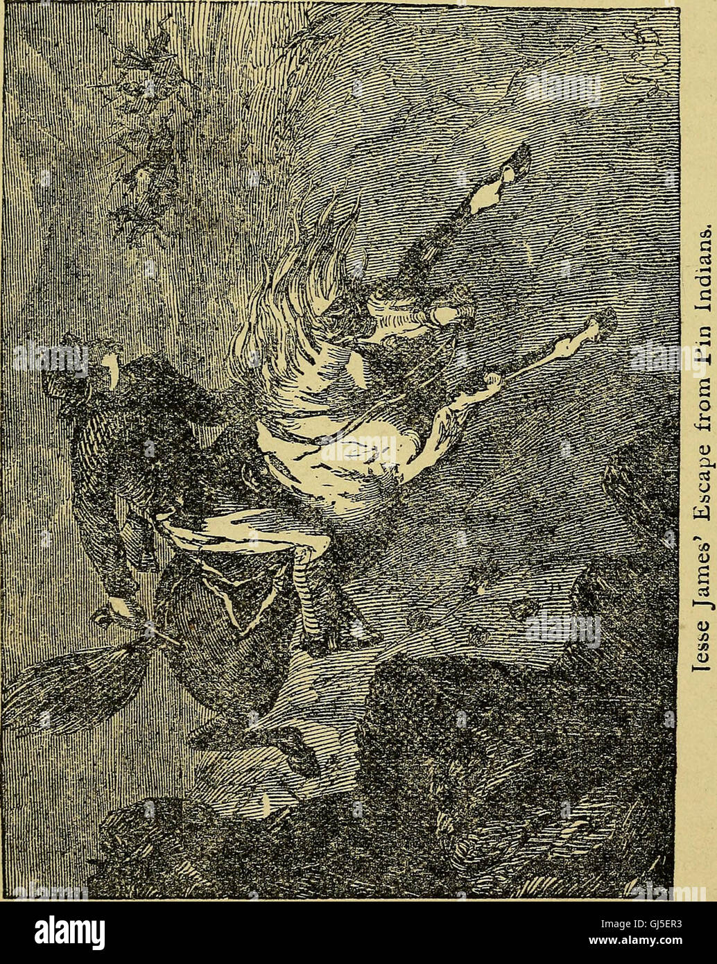 Illustrated lives and adventures of Frank and Jesse James, and the ...