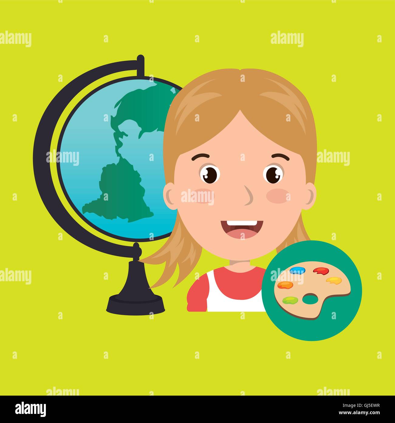 student map global school Stock Vector Image & Art - Alamy