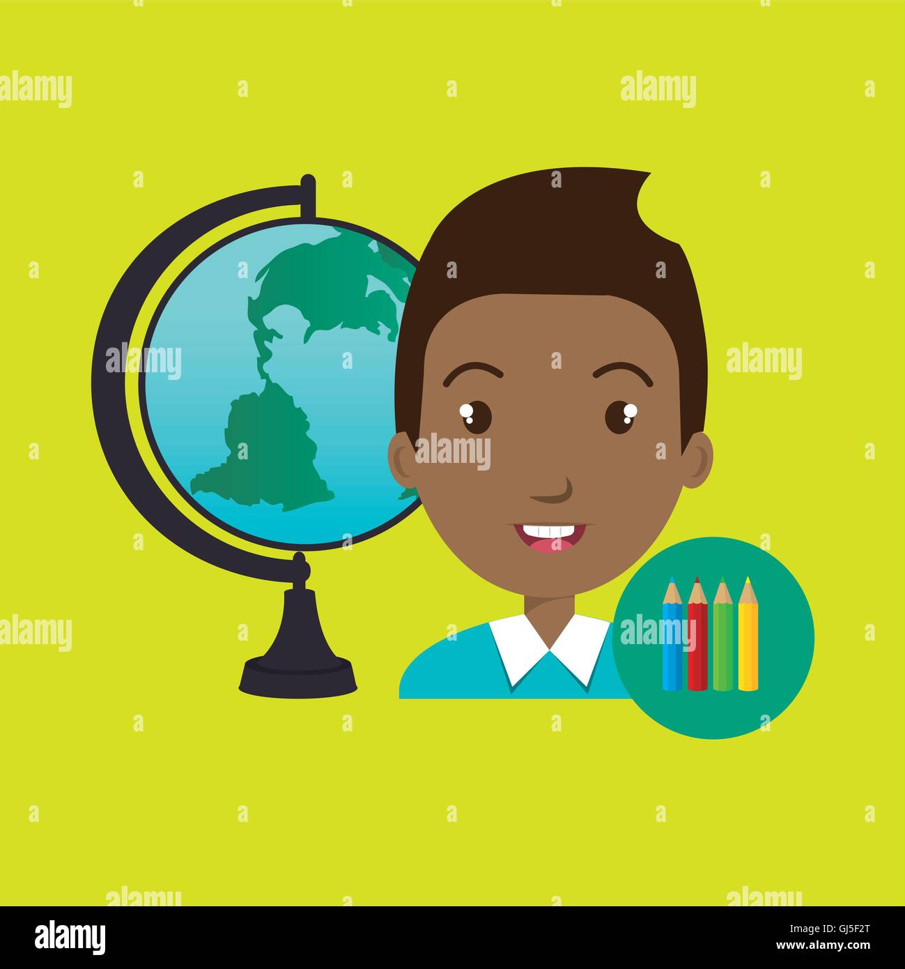 student map global school Stock Vector Image & Art - Alamy