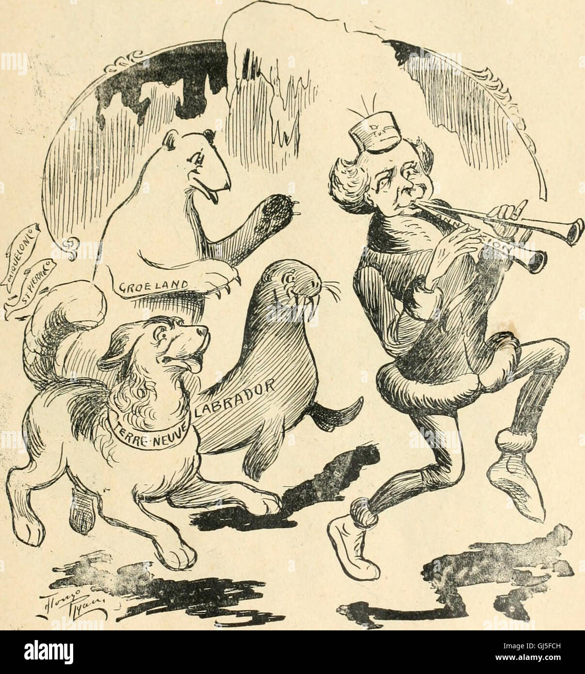 This 1904 work focuses on the political caricatures in Canada ...