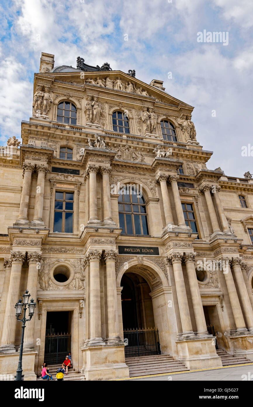 museum 'Le Louvre', pavilion Denon, Paris, France Stock Photo - Alamy