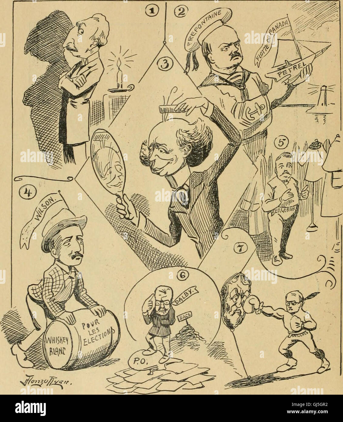 *Caricature Politique au Canada* (1904) examines political caricature ...