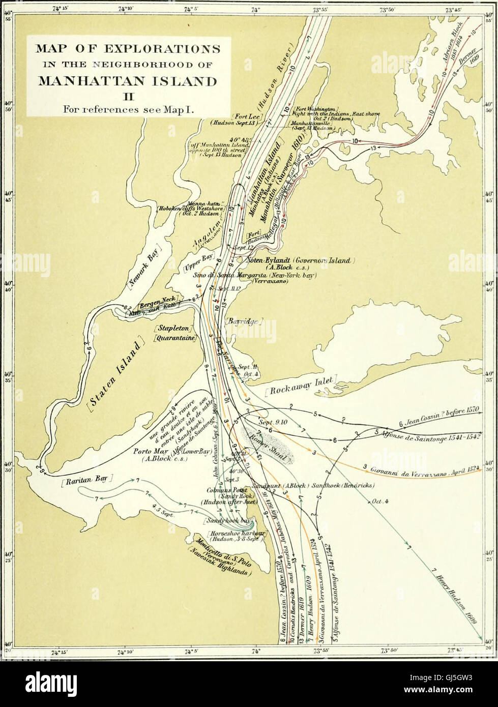 This compilation explores the iconography of Manhattan Island from 1498 ...