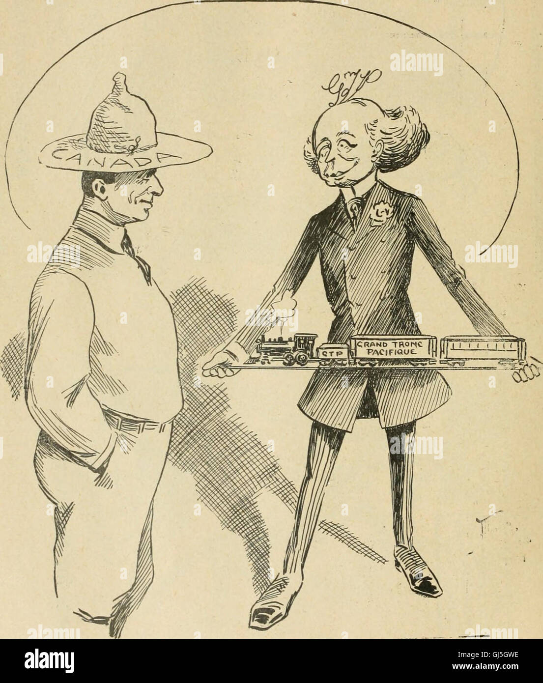 'Caricature politique au Canada' (1904) features political cartoons and ...