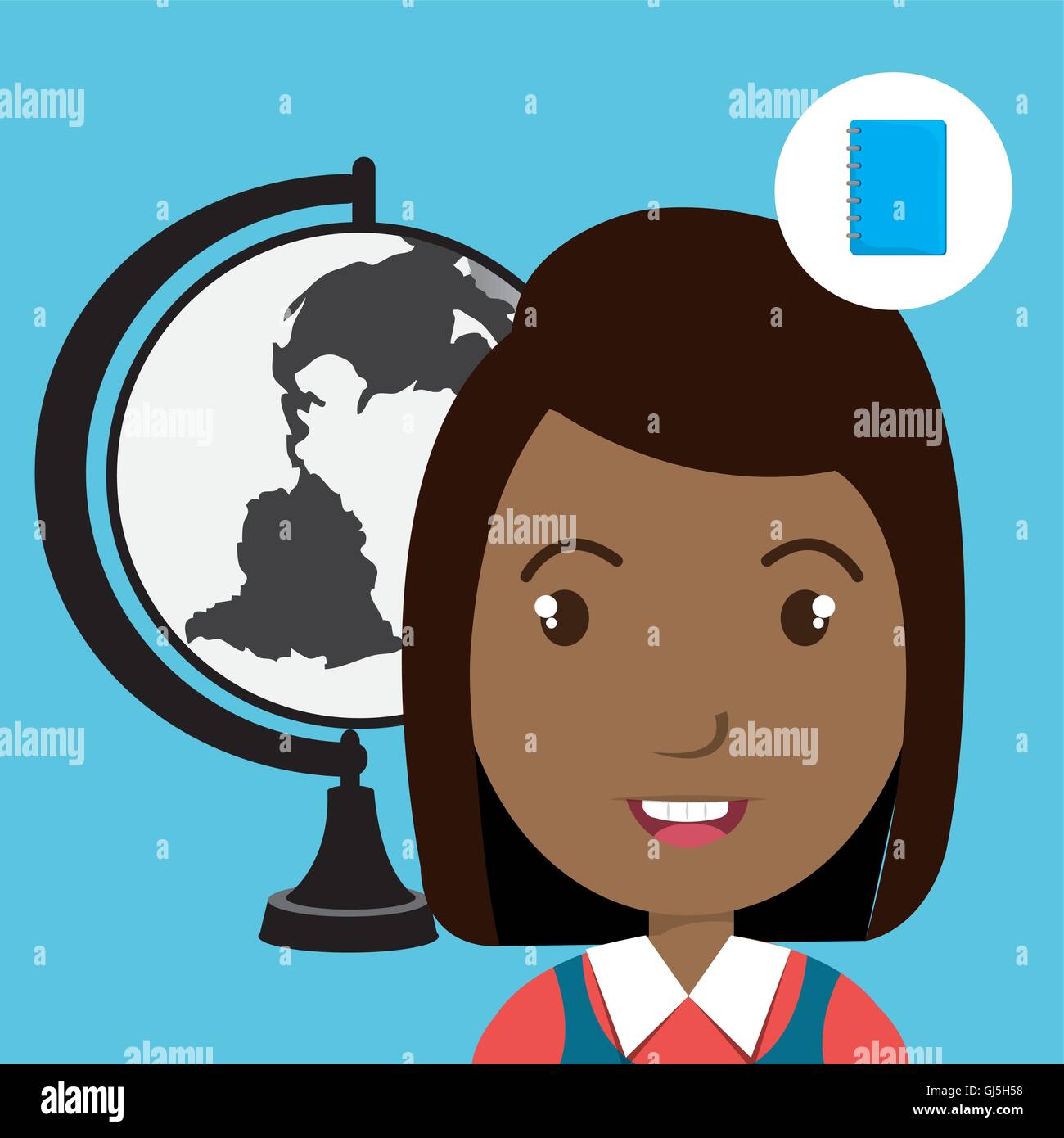 student map global school Stock Vector Image & Art - Alamy