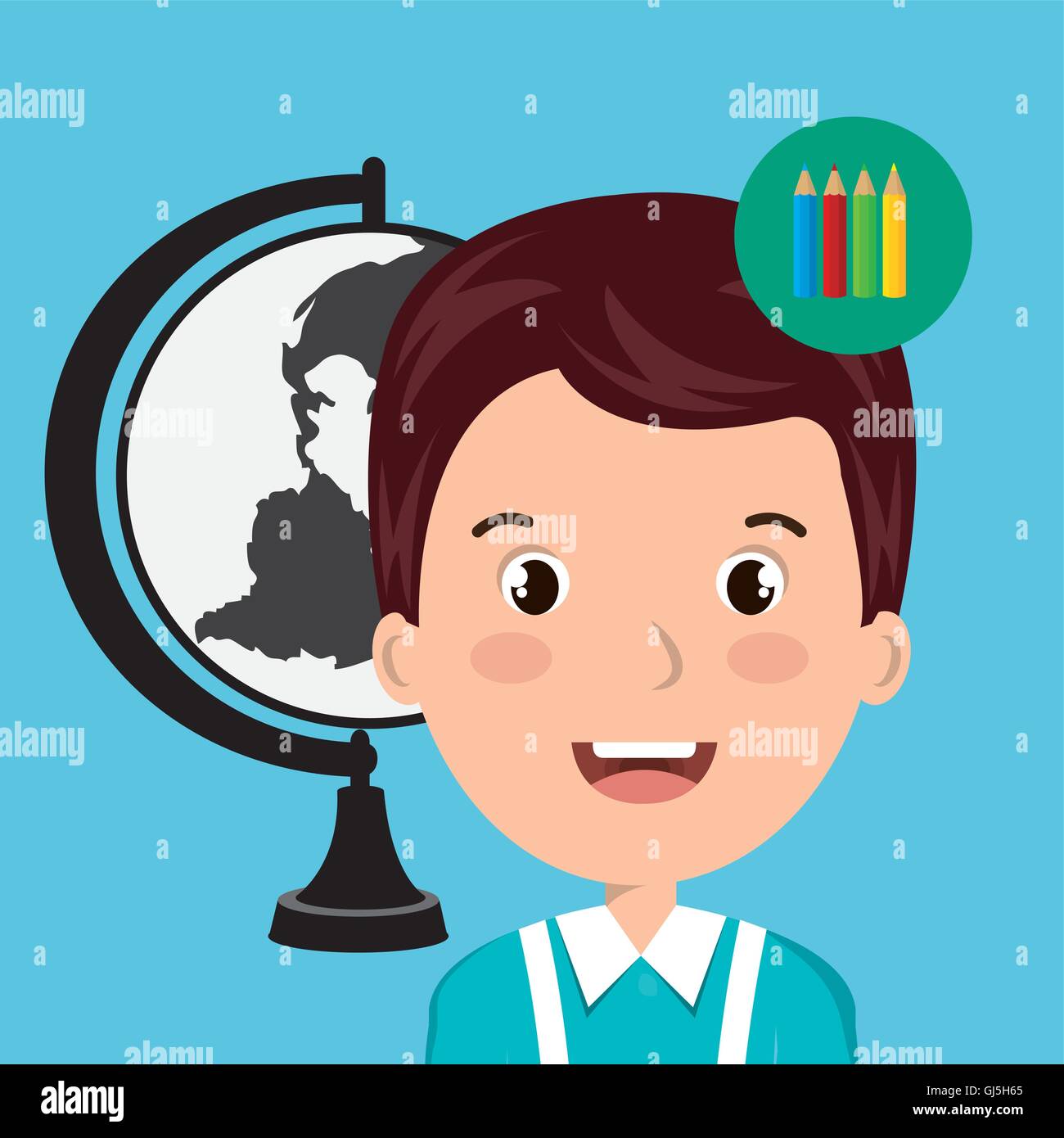 student map global school Stock Vector Image & Art - Alamy