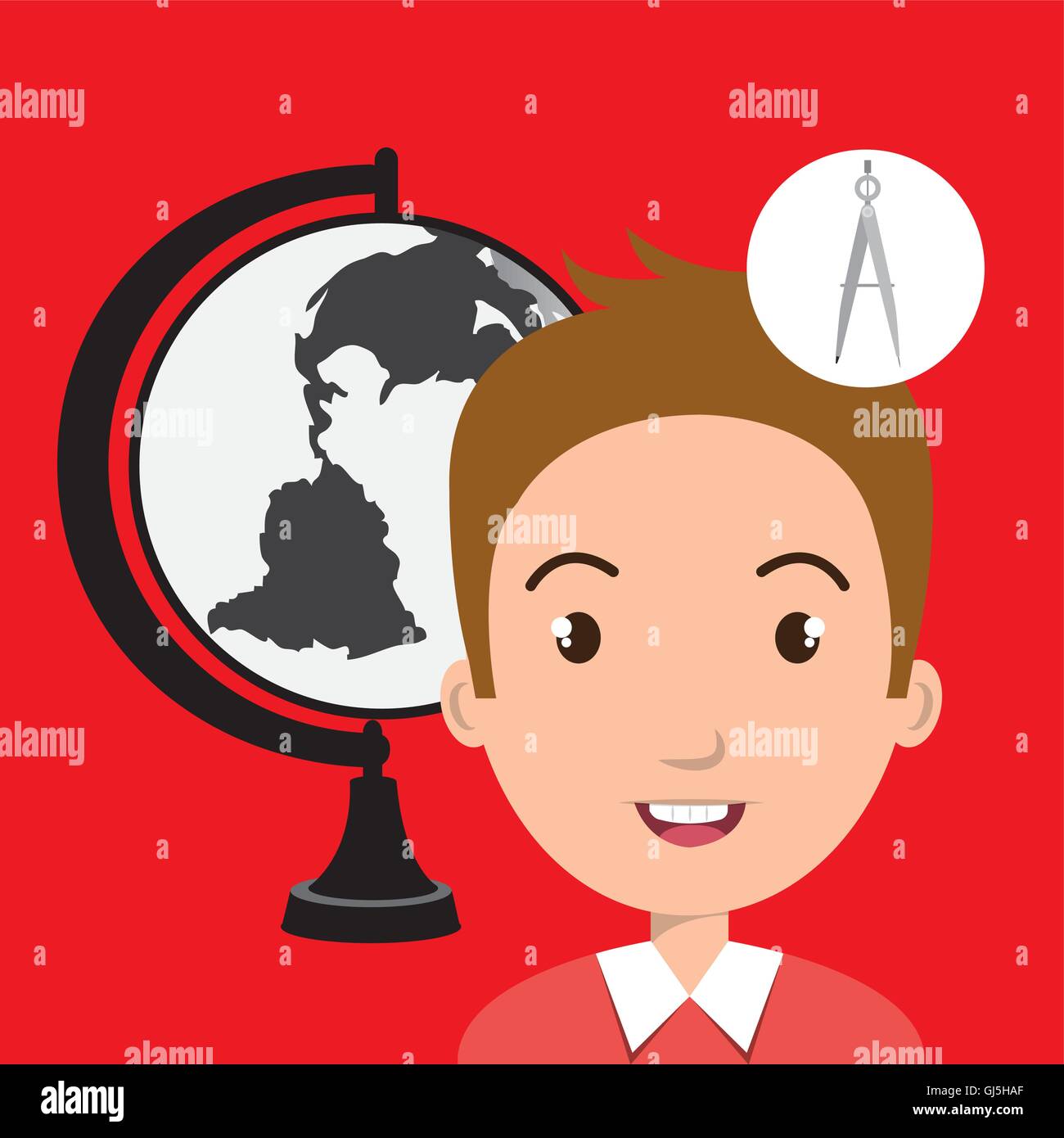 student map global school Stock Vector Image & Art - Alamy