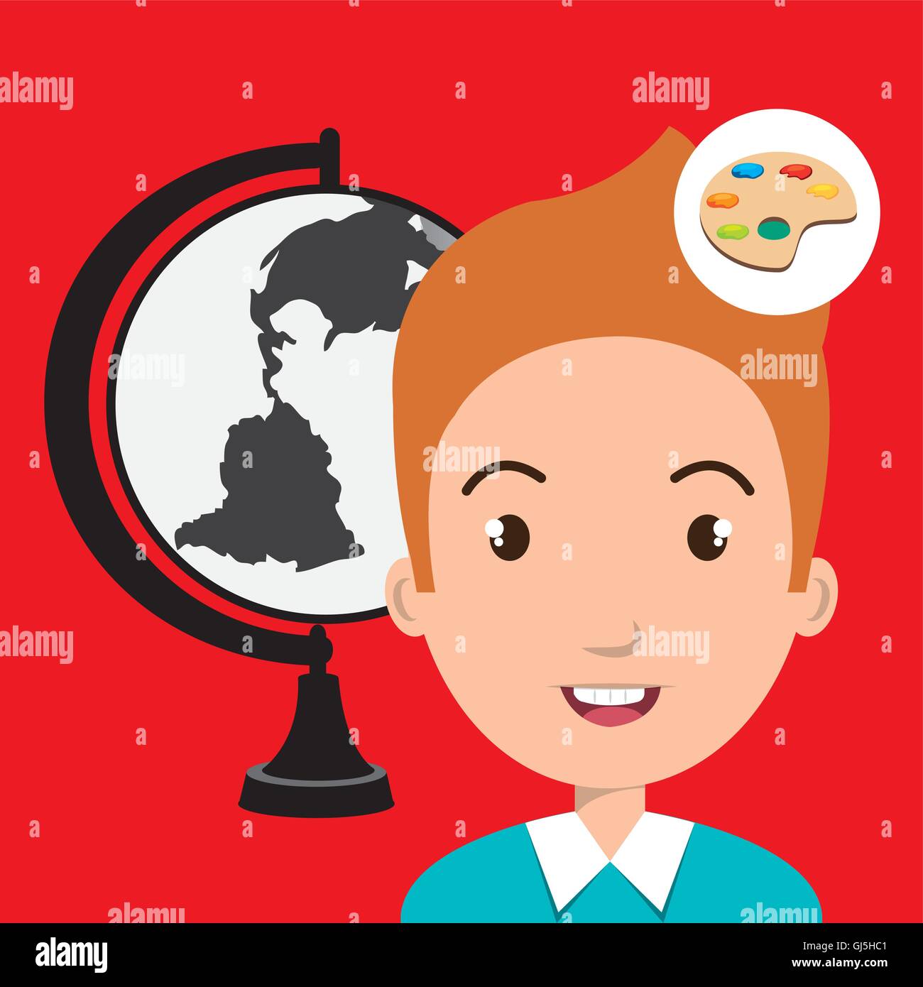 student map global school Stock Vector Image & Art - Alamy