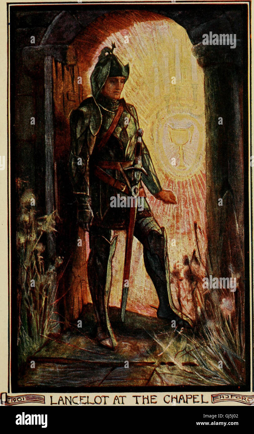 A 1908 collection of Arthurian legends, featuring tales of knights and ...