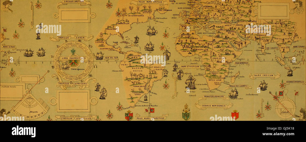 Ferdinand magellan's route hi-res stock photography and images - Alamy