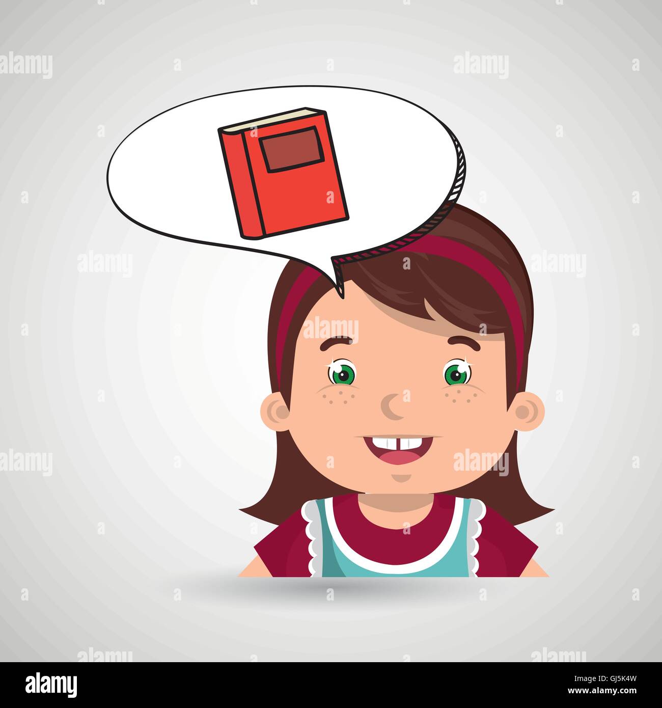 Child talking classroom Stock Vector Images - Alamy