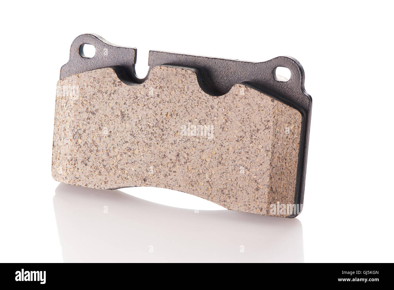 Auto brake shoe isolated on white background Stock Photo - Alamy