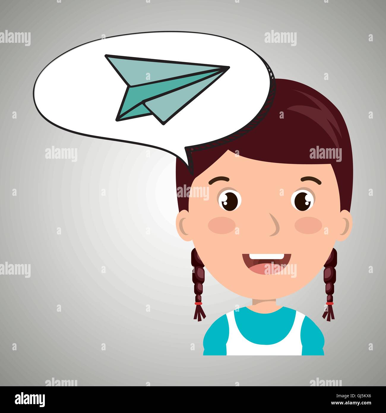 child chat student school Stock Vector Image & Art - Alamy