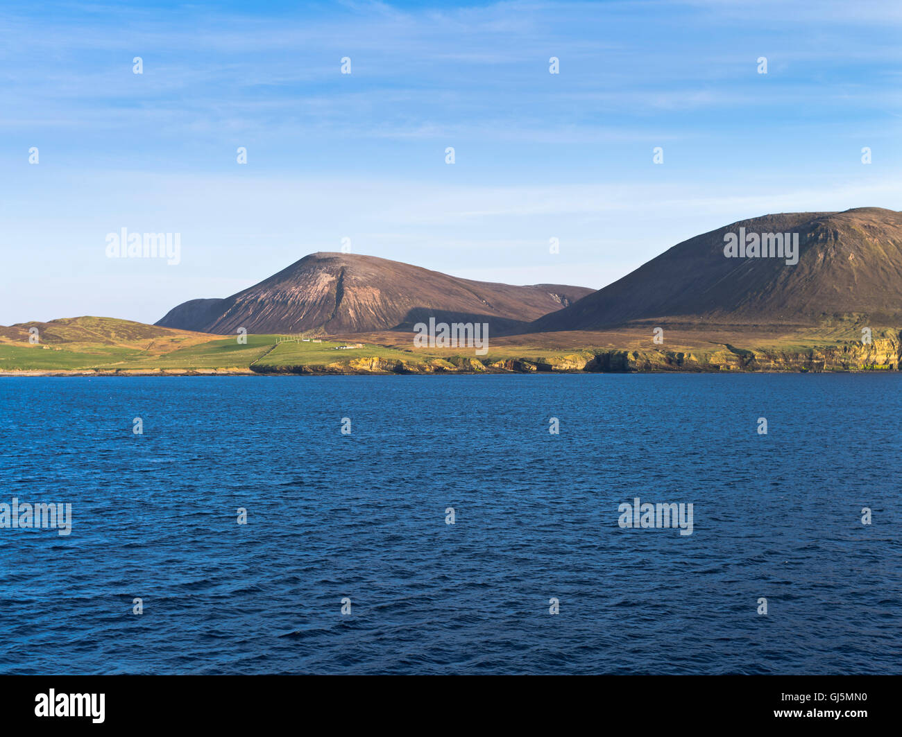 dh Hoy Sound HOY ORKNEY Hills of Hoy Ward Hill and Cuilags Stock Photo ...